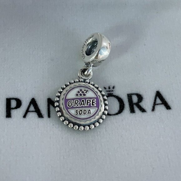 Pandora | Jewelry | Pandora Up Grape Soda Badge Dangle Charm Featuring ...